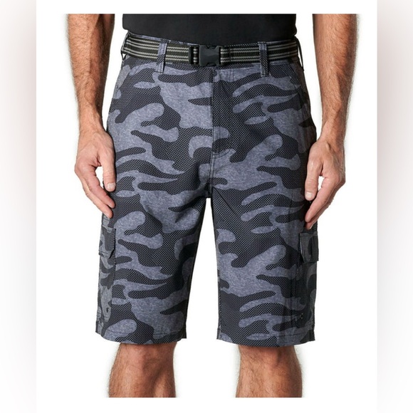 iron clothing | Shorts | Iron Clothing Mens Belted Stretch Microfiber ...